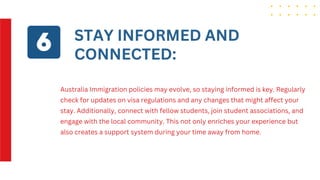 Australia Immigration Student Visa | PPT