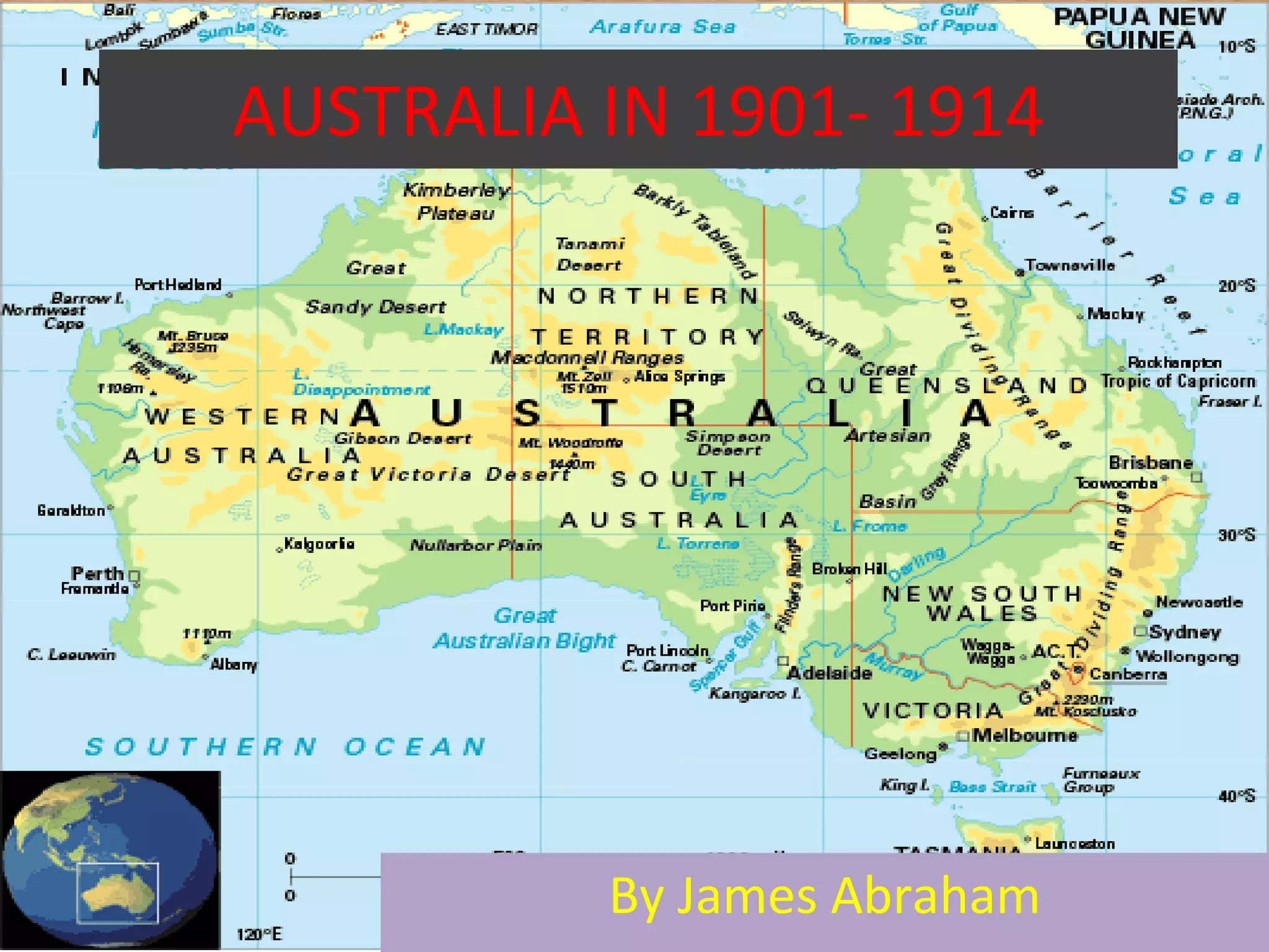 Australia In 1901- 1914 | PPT