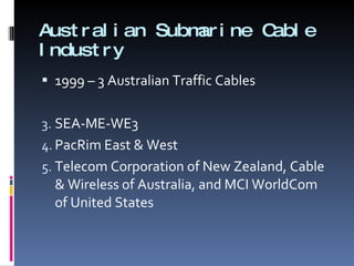 Australia – Japan Cable | PPT