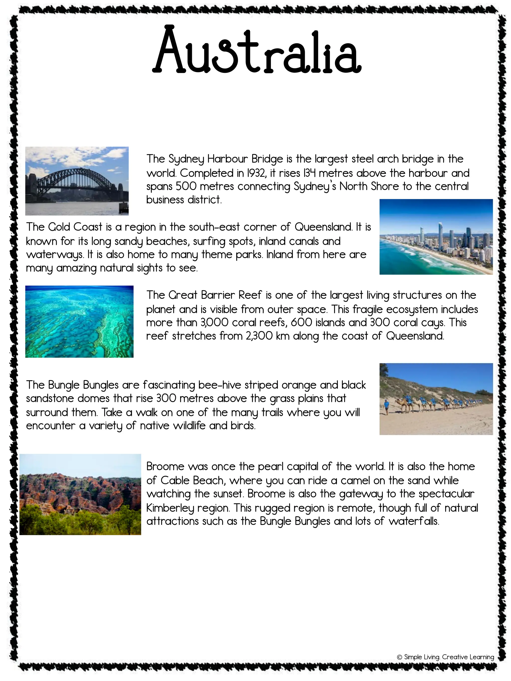 Australia Lapbook A.pdf for the seventh class | PDF