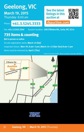 Ritchie Bros Auctioneers - Upcoming Australian Auctions Brochure | PDF