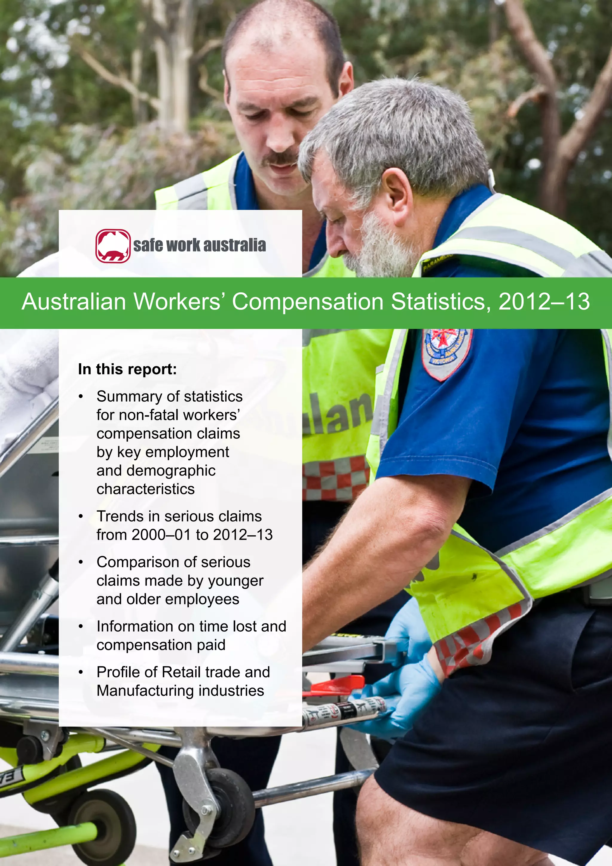 Australian Workers’ Compensation Statistics Report - 2012-2013 | PDF