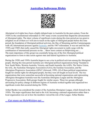 Australian Aboriginal | PDF