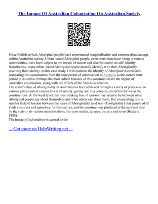 Australian Aboriginal | PDF