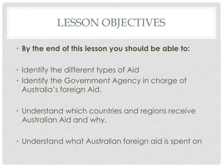 Australian aid | PPTX