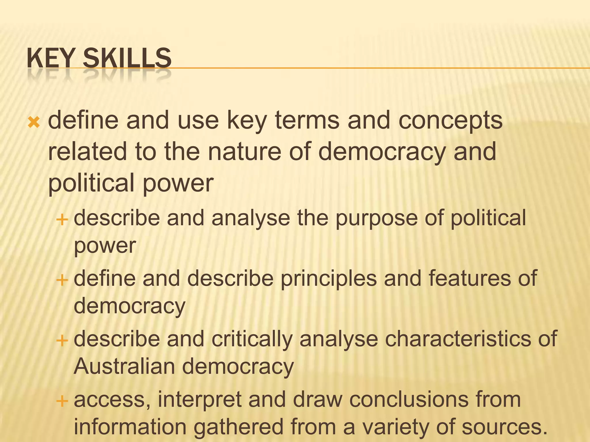 Australian and global politics unit 1 | PPTX