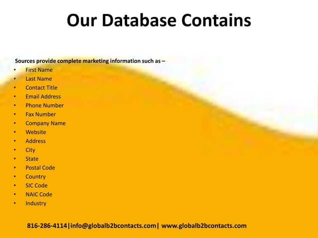 Australian business contacts | PPTX