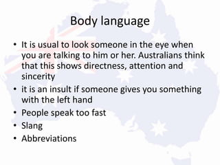 Australian culture | PPTX