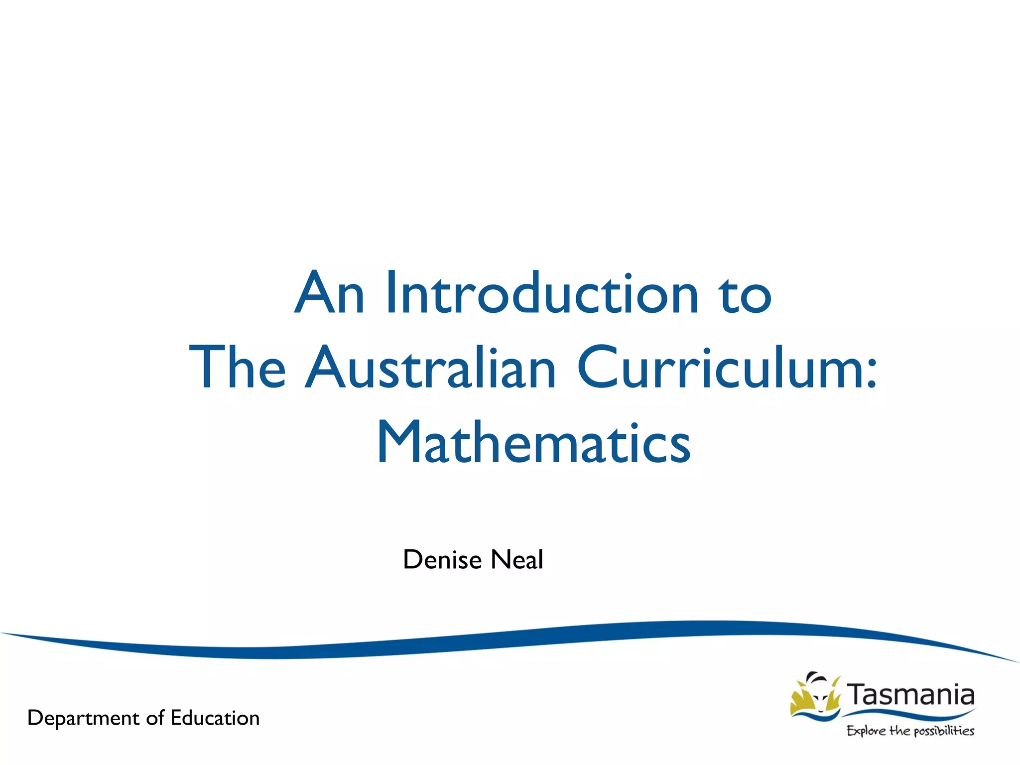 Australian curriculum maths | PPT