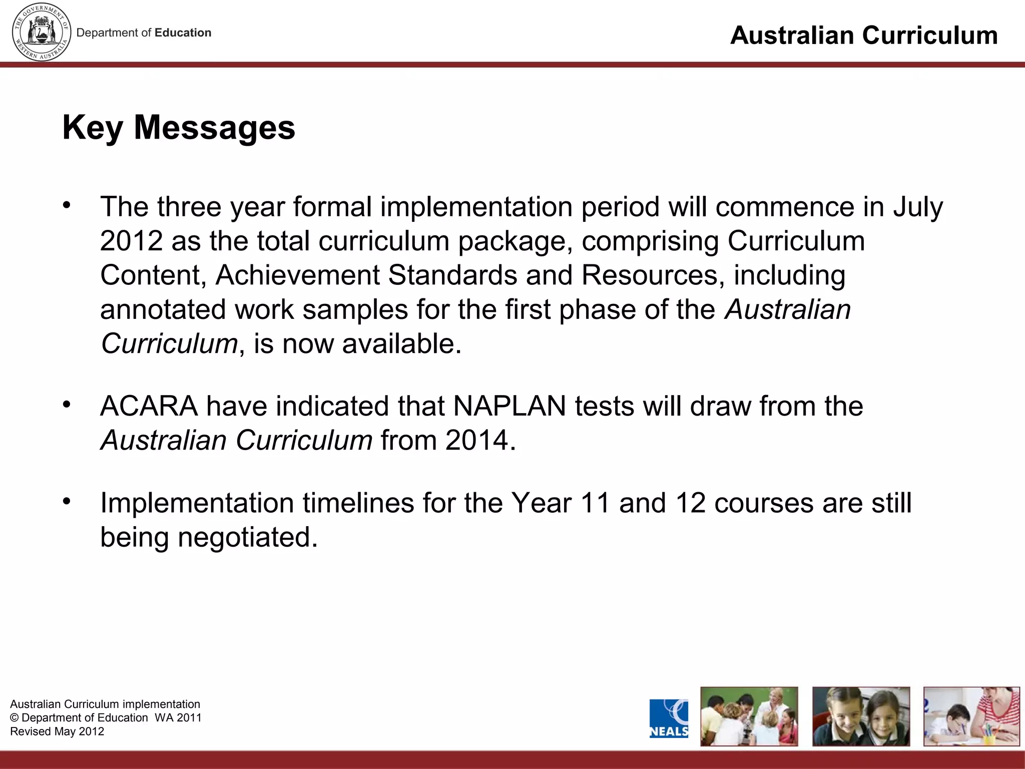 Australian curriculum english presentation feb 2012 final version | PPT