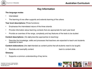 Australian curriculum english presentation feb 2012 final version | PPT