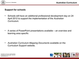 Australian curriculum english presentation feb 2012 final version | PPT