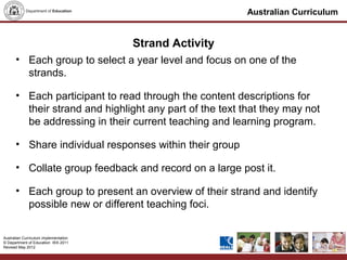 Australian curriculum english presentation feb 2012 final version | PPT