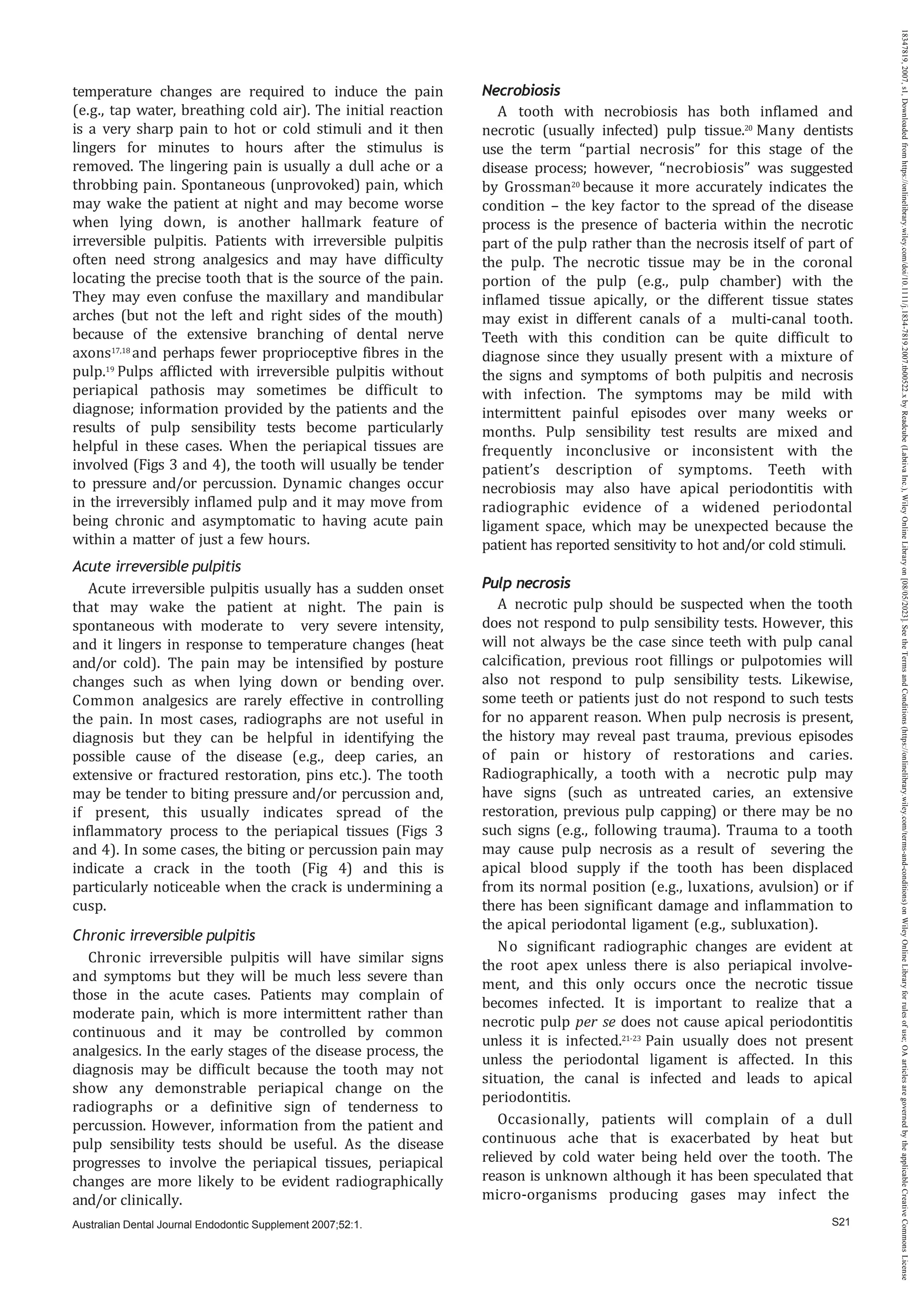 Australian Dental Journal - 2008 - Abbott - A clinical classification ...