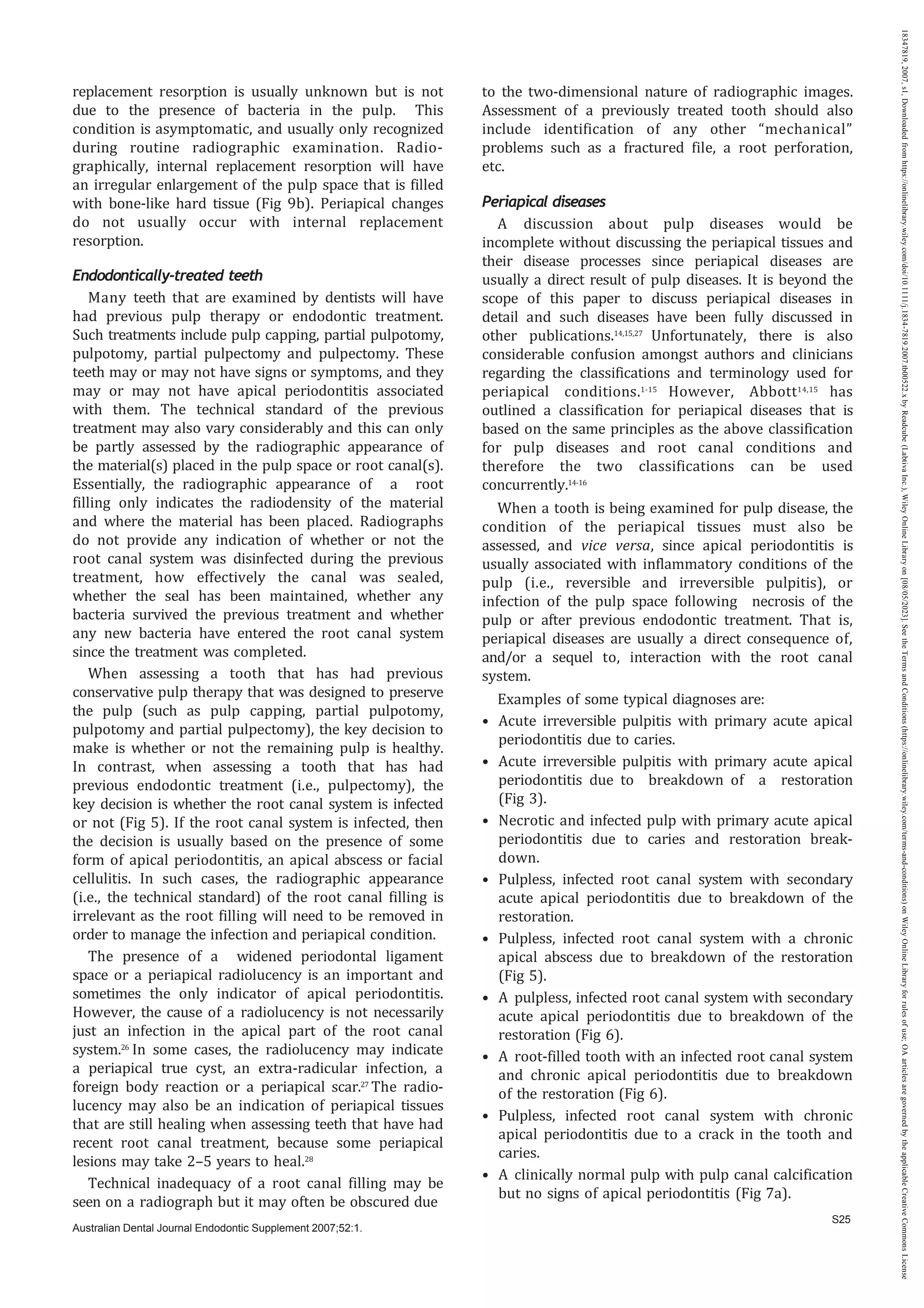 Australian Dental Journal - 2008 - Abbott - A clinical classification ...