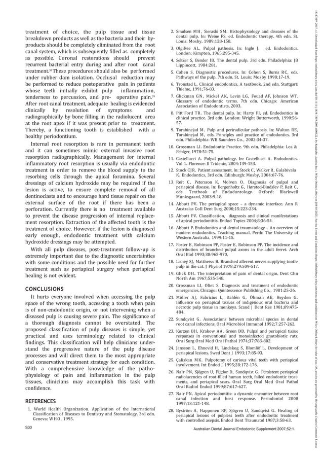 Australian Dental Journal - 2008 - Abbott - A clinical classification ...