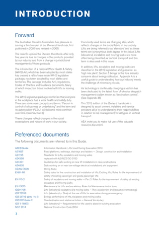 Australian elevator association hand book | PDF
