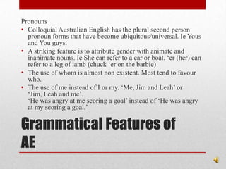 Australian english | PPTX