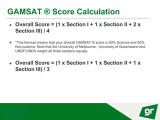 Australian Graduate Medical Schools - Admission Requirements | PPTX