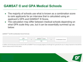 Australian Graduate Medical Schools - Admission Requirements | PPTX