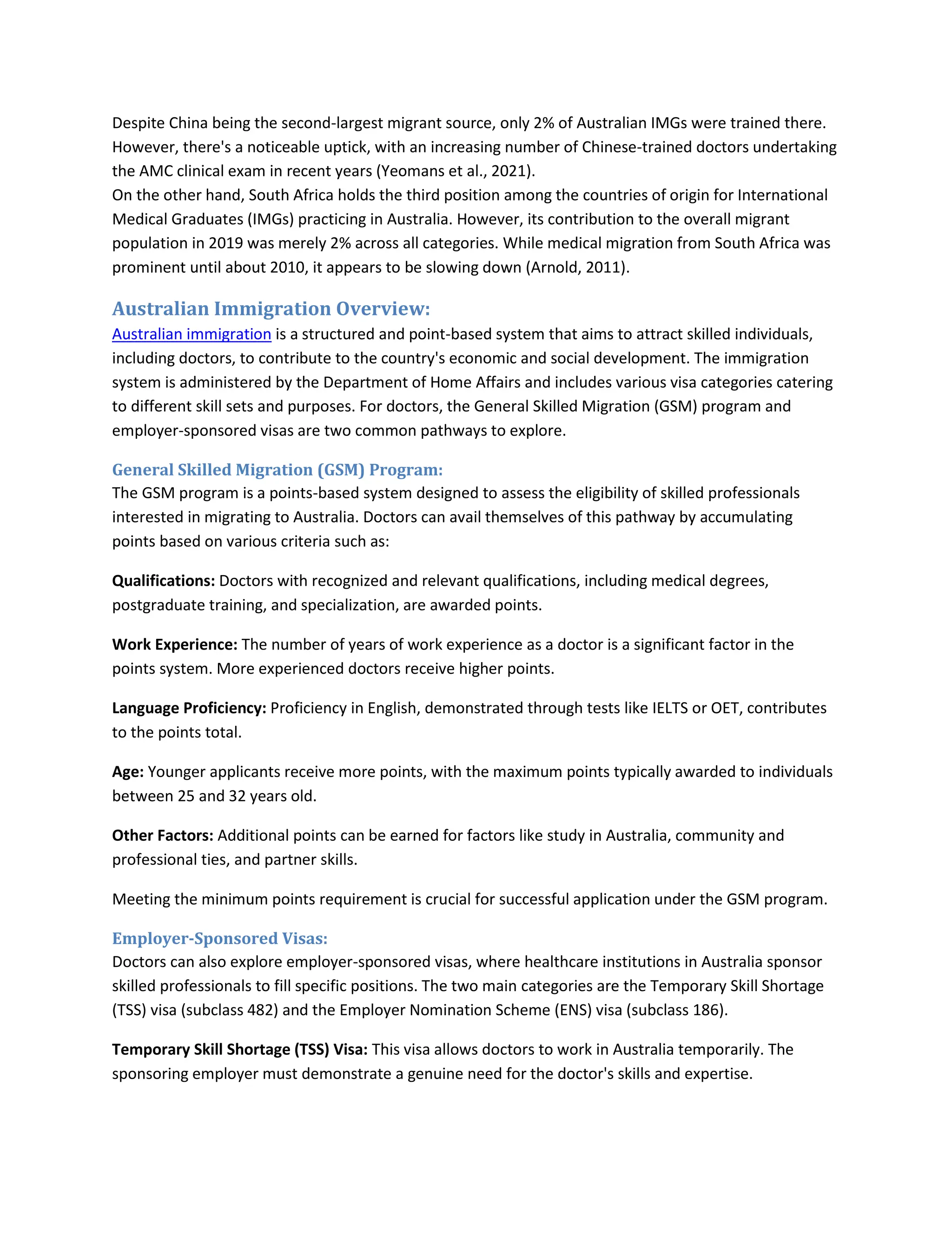 Australian Immigration for Doctors – Salary, Pathway and Demographics.docx