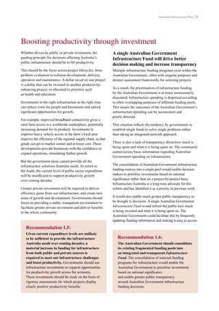Australian Infrastructure Plan | PDF