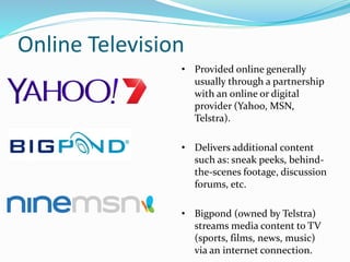 Australian media organisations[1] | PPTX | Television | Entertainment
