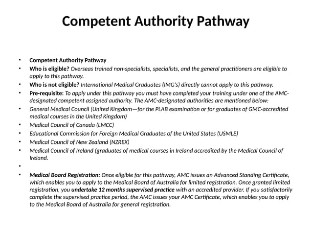 AUSTRALIAN_MEDICAL_COUNCIL_AMC_EXAM_.pptx | Healthcare Industry ...