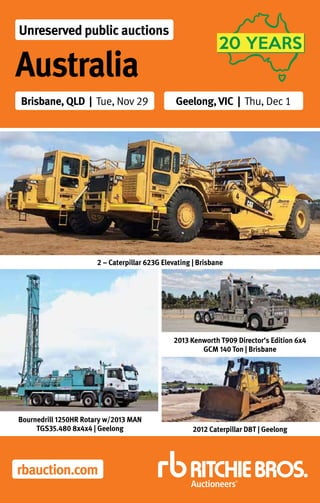 Ritchie Bros. Unreserved Auction | PDF