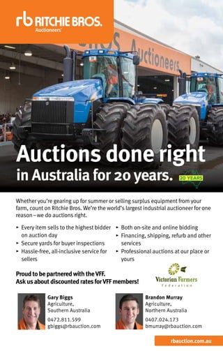 Ritchie Bros. Unreserved Auction | PDF