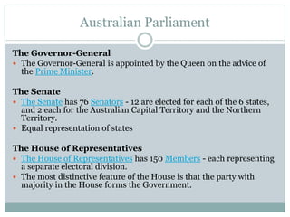 Australian Parliament | PPTX