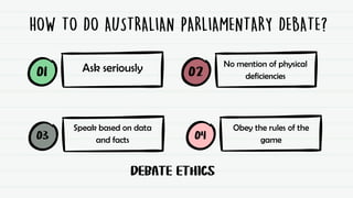 AUSTRALIAN PARLIAMENTARY DEBATE | PDF