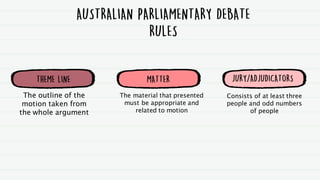 AUSTRALIAN PARLIAMENTARY DEBATE | PDF