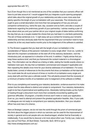 Australian Partner Visa Application - Preparing a Statutory Declaration ...