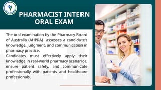 Australian Pharmacy Oral Examination – KAPS and OPRA Preparation | PPTX