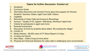 Intergenerational learning using video conferencing (Final version) | PPT