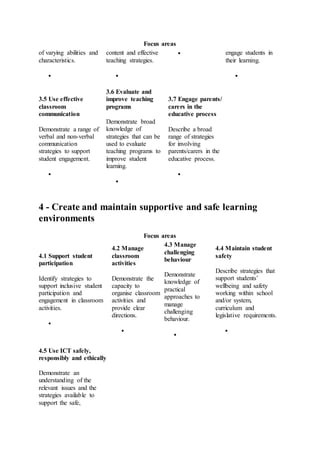 Australian professional standards for teachers | DOCX