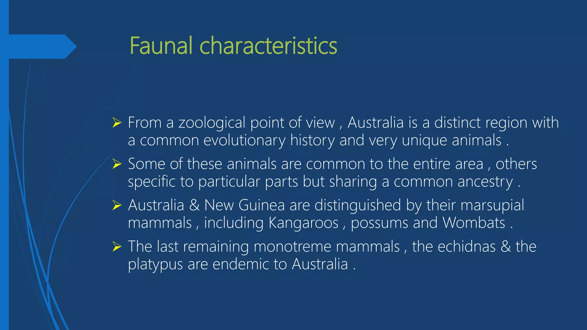 Australian region,one of the zoogeographical realms | PPTX