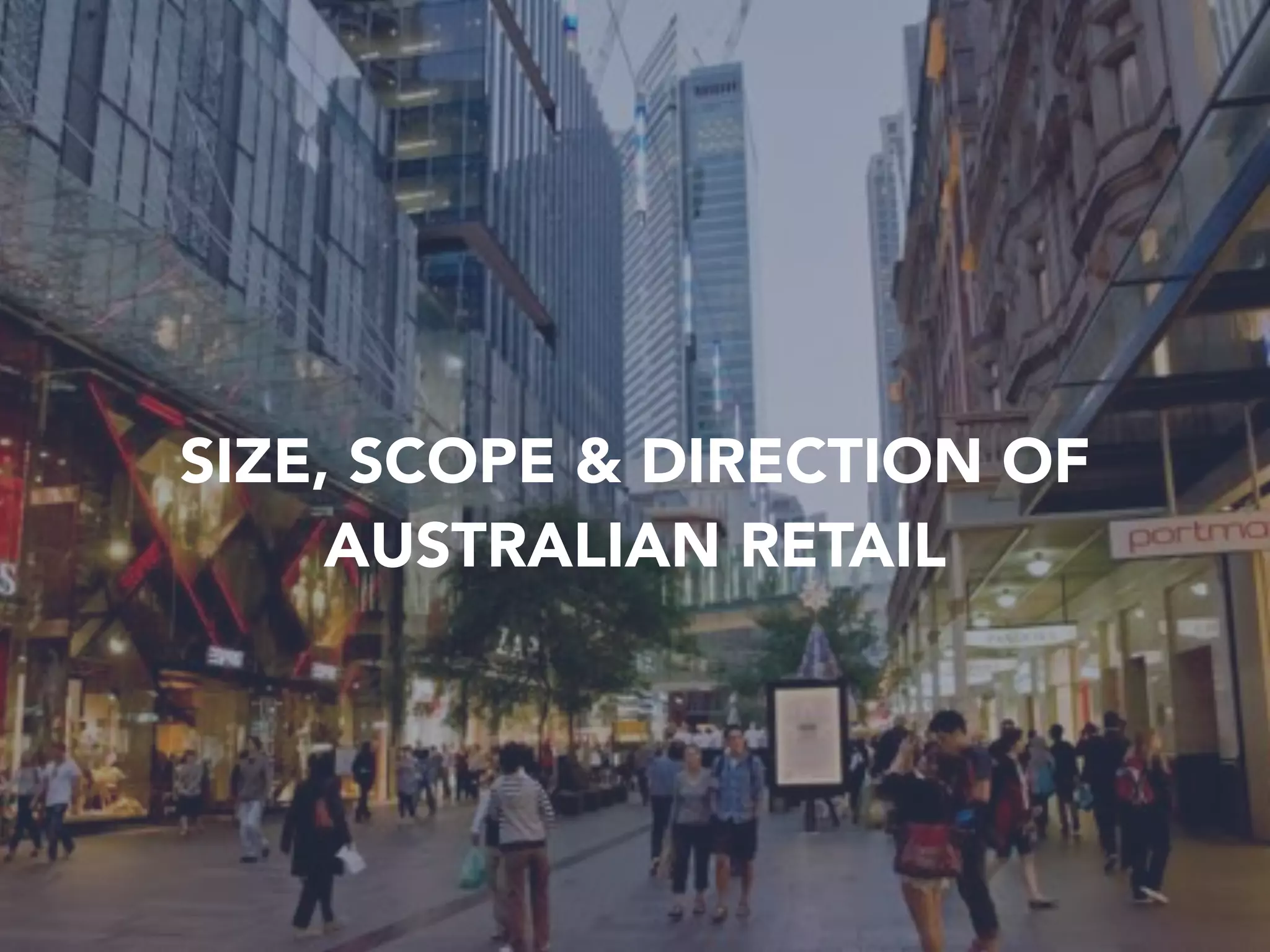 RetailOasis: Australian Retail Landscape | PPT