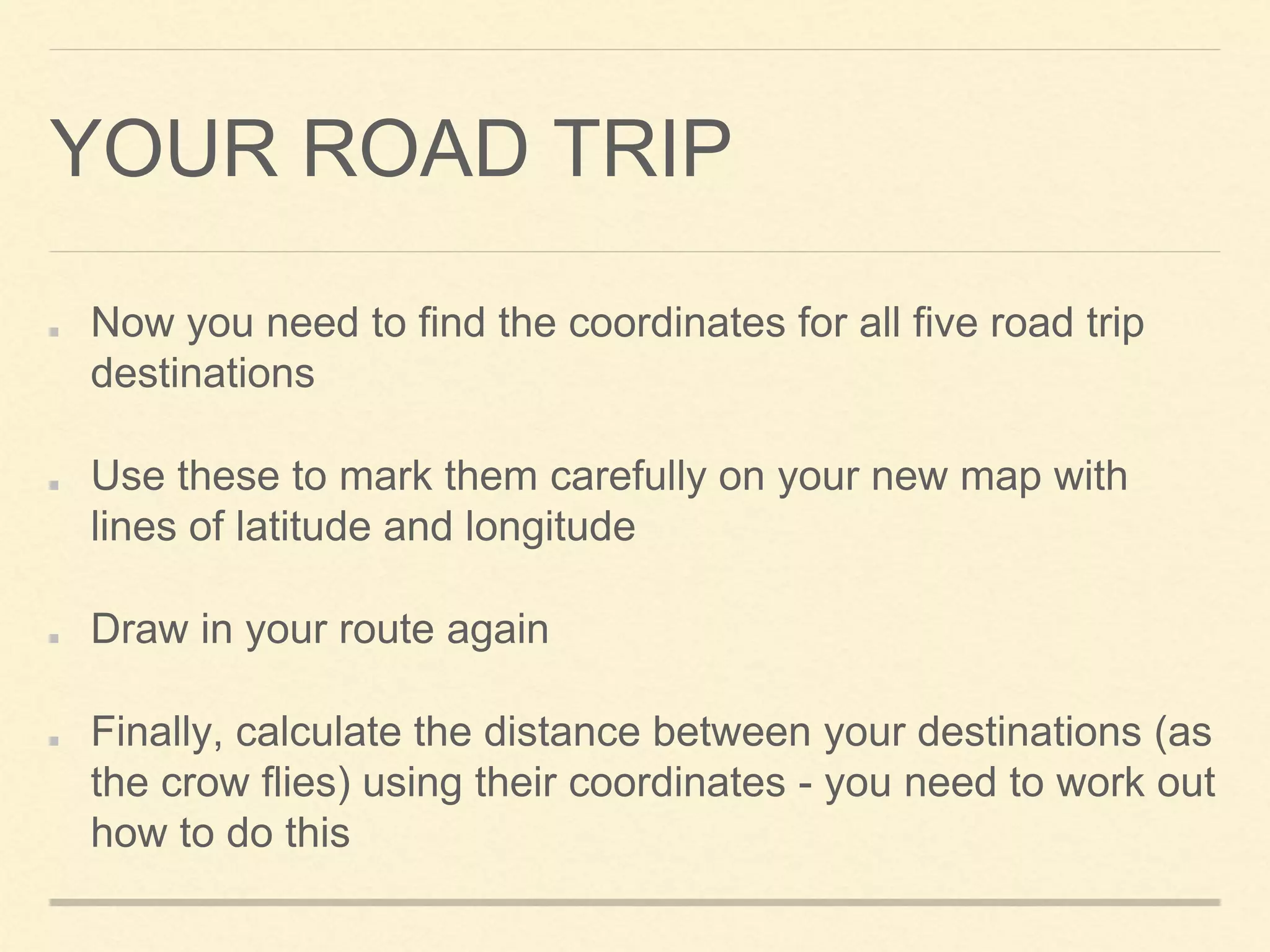 Australian road trip task | PPTX | Road Trips | Travel Type