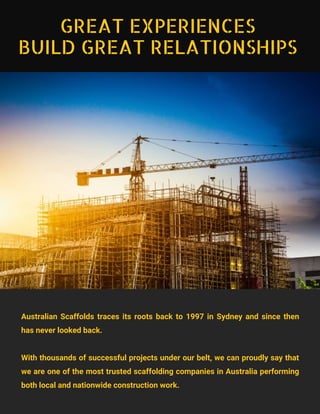 Australian scaffolds | PDF