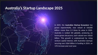 Australian Startup Ecosystem 2025_ Sydney vs Melbourne and the Deep ...