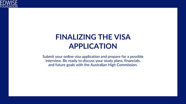 Australian Student Visa Application Process – Step by Step Guide. | PDF ...