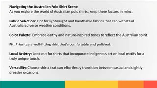 Australian Vibes - Navigating the Trendy World of Men's Polo Shirts ...