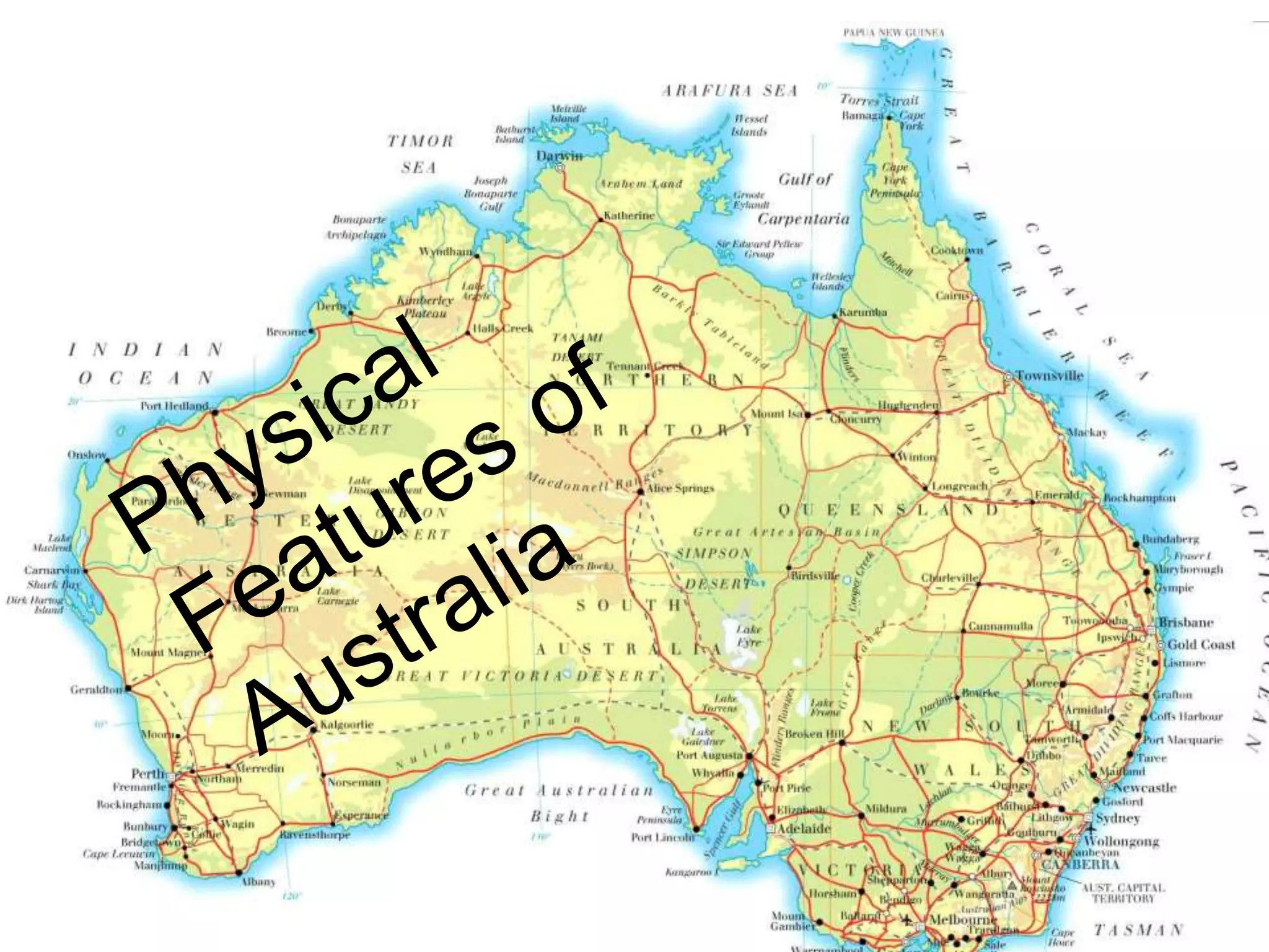 Australia physical features | PPTX