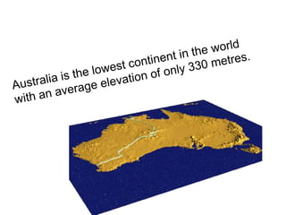 Australia physical features | PPTX