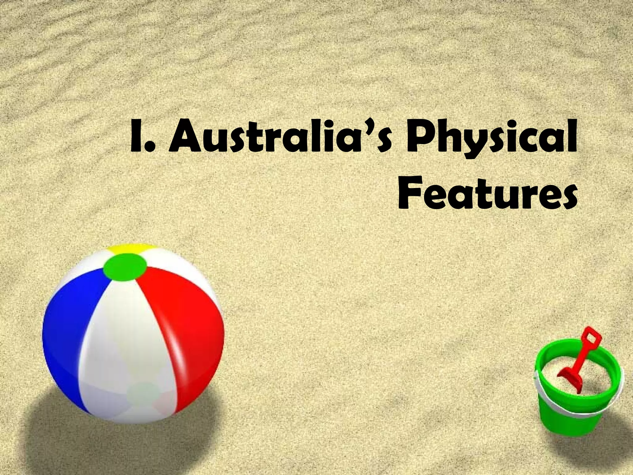 Australia physical features | PPT