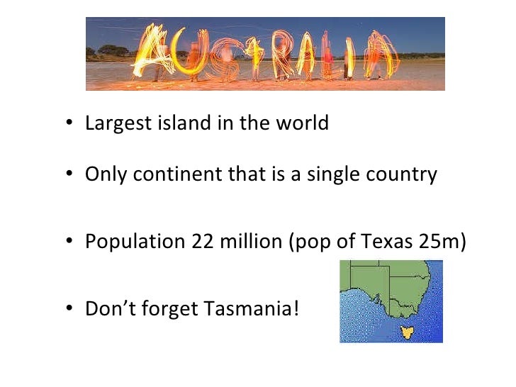 Intro to Australia