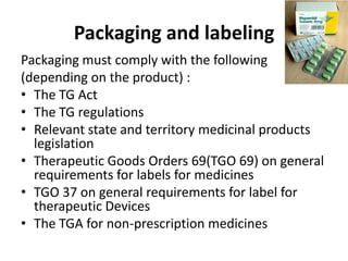 Australia regulatory overview | PPTX