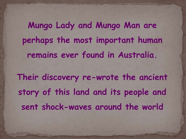 Australia's ancient past | PPT